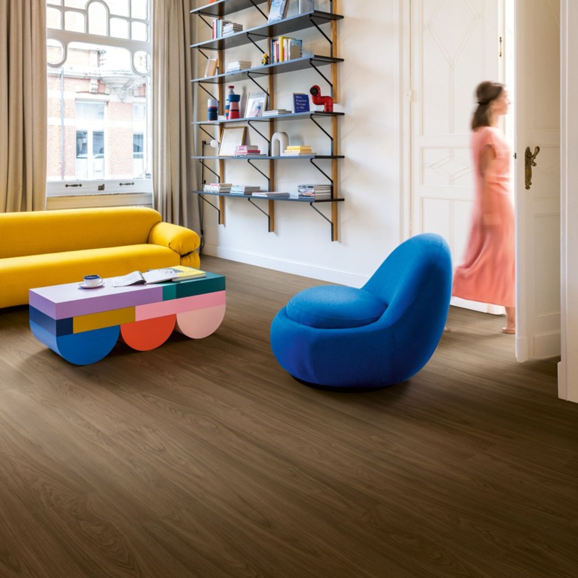 Pavimento in Laminato CAPTURE NOCE ELEGANTE QUICK-STEP 100% ...