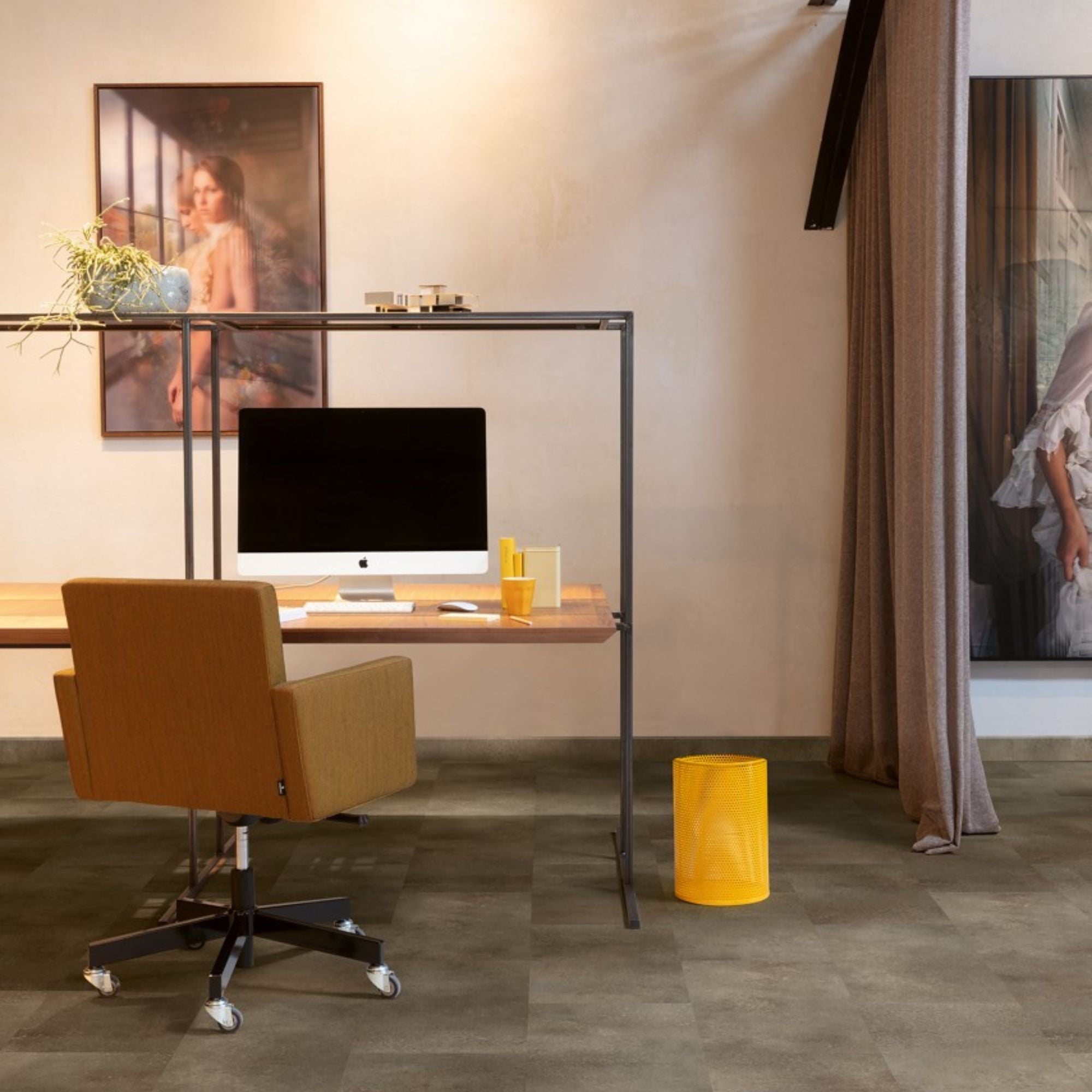 Pavimento in PVC ORO BASE PIETRA OSSIDATA QUICK-STEP effetto pietra ...