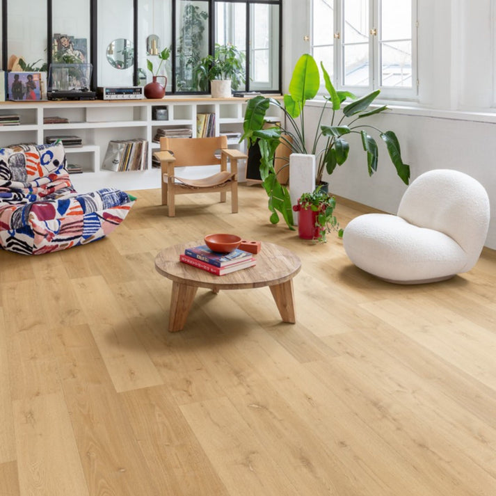 Pavimento in PVC BLOOM ROVERE NATURALE ELEGANTE QUICK-STEP elegante a ...