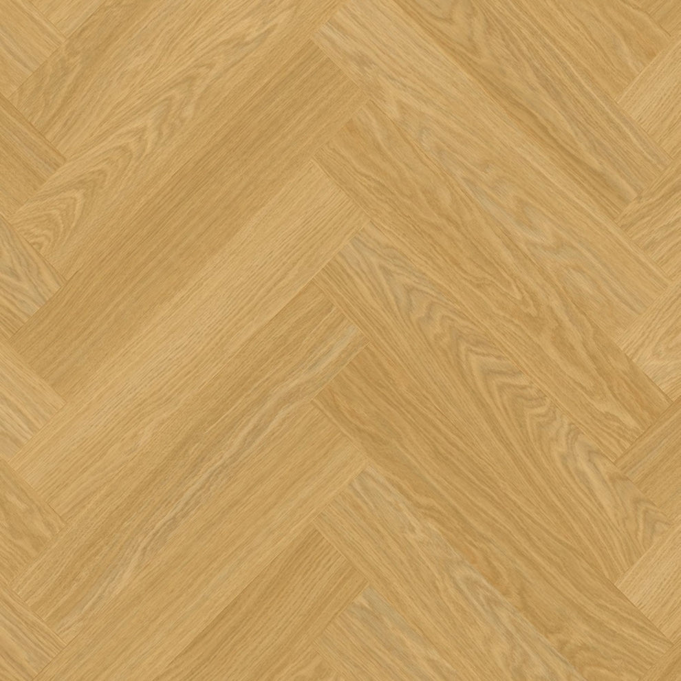 Pavimento in PVC CIRO ROVERE MIELE QUICK-STEP motivo a spina di pesce ...